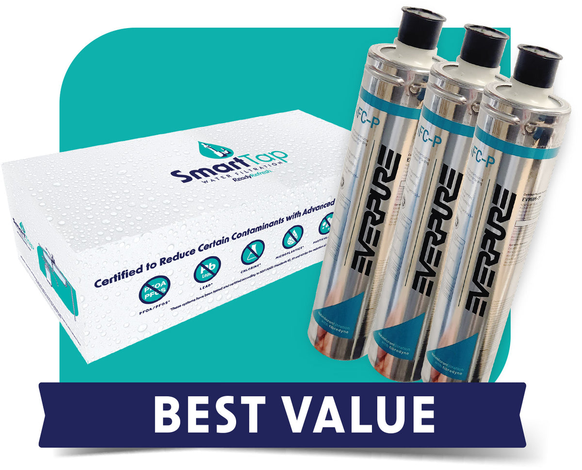 SmartTap Under Sink Water Filter System Bundle (Includes System and 2